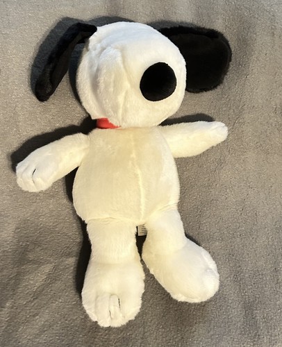 Peanuts Snoopy Plush With Red Collar Applause 15" Charlie Brown Dog ...