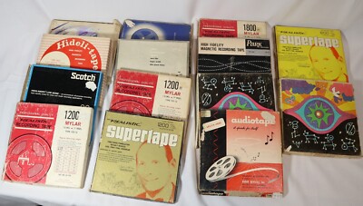Lot of 14 Reel to Reel 7 inch Recording Tapes | eBay