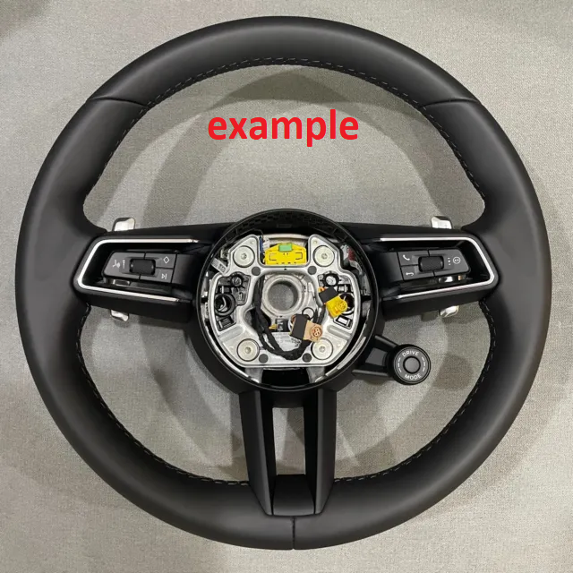 Steering wheel for Porsche 911 992 Panamera 971.2 Taycan GENUINE Nappa ...