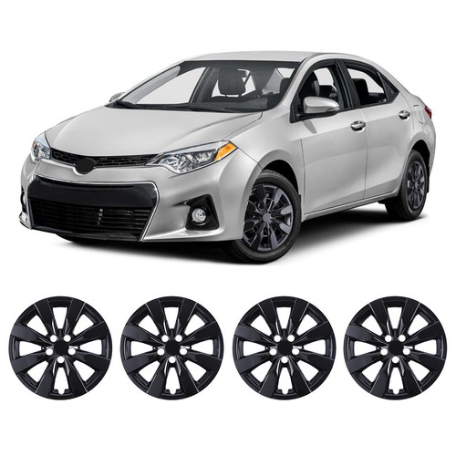 Set of 4 Wheel Covers for 2014-2016 Toyota Corolla 16" Full Rim Snap On ...