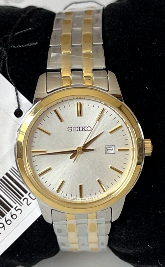 SEIKO Two-Tone ESSENTIALS Stainless Steel Women's Watch - SUR410 MSRP ...