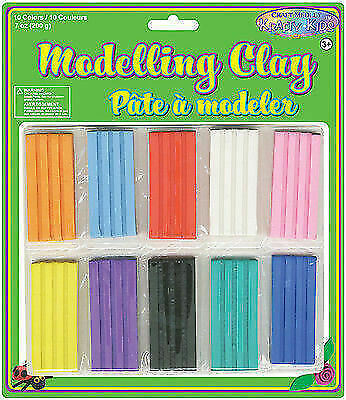 6 Pack - Krafty Kids Modeling Clay 200g 10/Pkg-Assorted - KC512 for ...