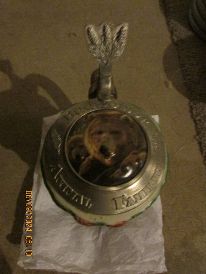 Budweiser, Animals Families Stein, Bear Family Cave, 9.5 inch stein | eBay