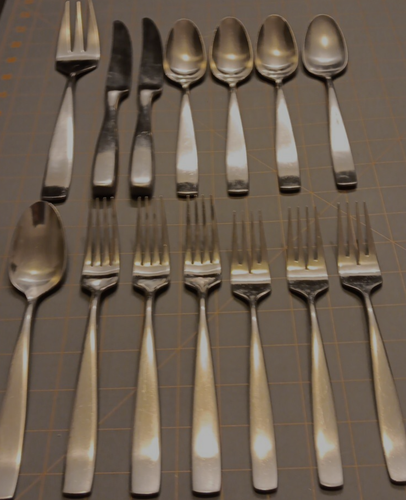 Lot Of 14 Yamazaki Bolo Stainless Mixed Flatware Piece Lot | eBay