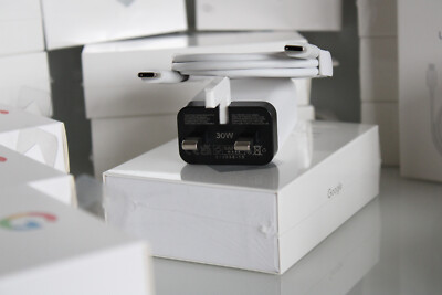 Genuine Google Pixel Charger 30W Fast UK Mains Plug With USB-C Cable ...