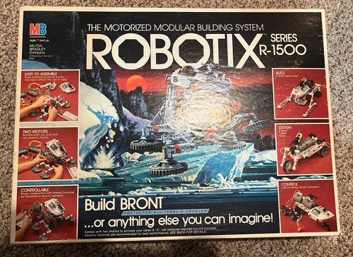 Vintage 1985 Robotix R-1500, R-1100 and R-1000 Motorized Modular ...