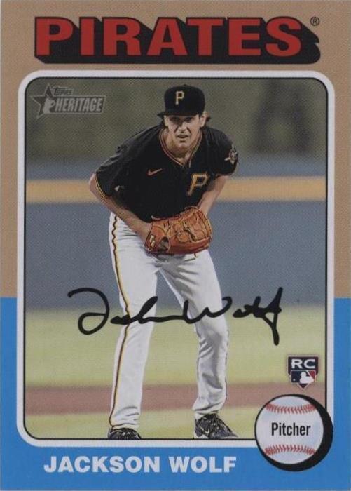 2024 Topps Heritage - Rookies Jackson Wolf #216 (RC) for sale online | eBay