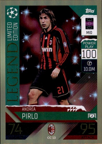 Champions League 2022/23 Card CC13 - Andrea Pirlo - Legend Limited ...