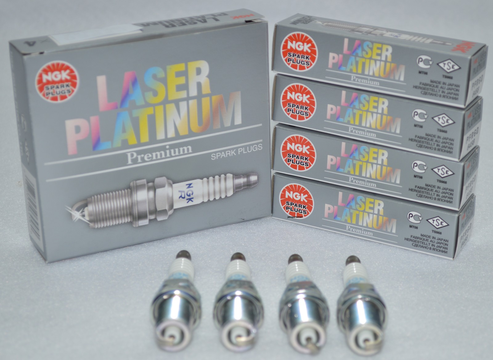 NGK PFR6Q Laser Platinum Long-life Spark Plug Set of 4 For AUDI VW | eBay