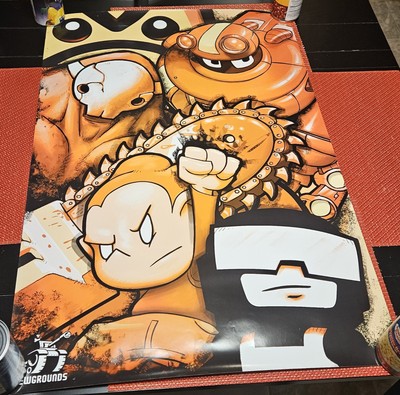 Newgrounds Vintage Poster 2009 Castle Crashers Alien Hominid Tankman ...