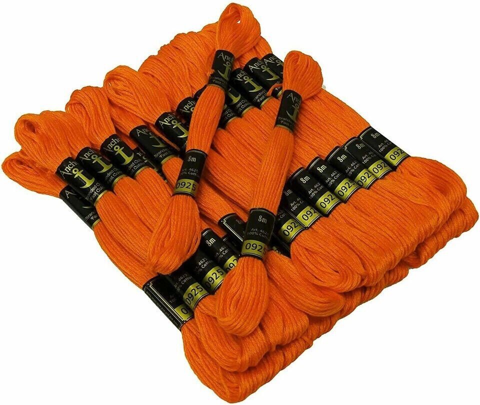 Anchor Stranded Cotton Thread Cross Stitch Sewing Hand Embroidery Floss ...