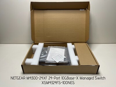 NETGEAR M4300-24XF 24-Port 10GBase-X Managed Switch, XSM4324FS-100NES ...