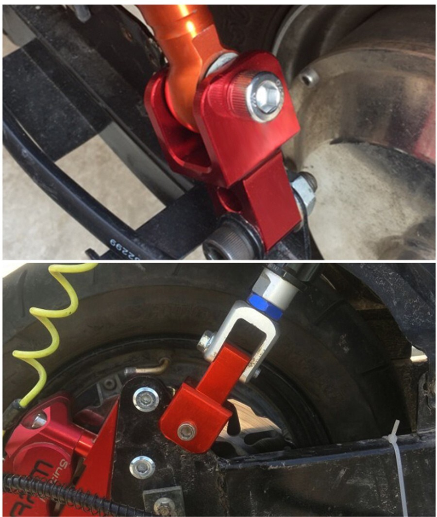 2x Motorcycle Modified Parts Shock Absorber Booster Rear Riser ...