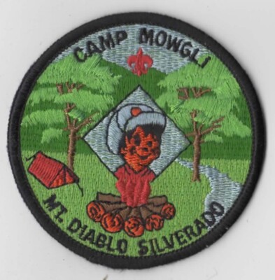 Camp Mowgli Mt. Diablo Silverado BSA Patch BLACK Bdr. [CA4185] | eBay