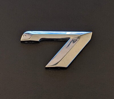 OEM Genuine BMW X7 Number '7' ONLY Emblem Decal Number Badge | eBay