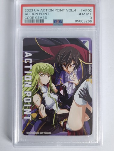 PSA10 Lelouch & C.C CGH-AP02 Code Geass Union Arena Action Point Bandai GEM MINT | eBay