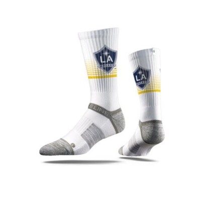 L.A. GALAXY - MLS PREMIUM OFFICIALLY LICENSED CREW SOCKS - White ONE ...