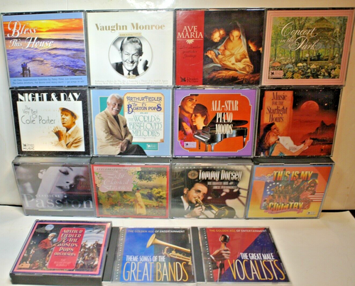 READERS DIGEST CD LOT 1 OF 2 - 46 CDS - POP, CLASSICAL, INSPIRATIONAL ...