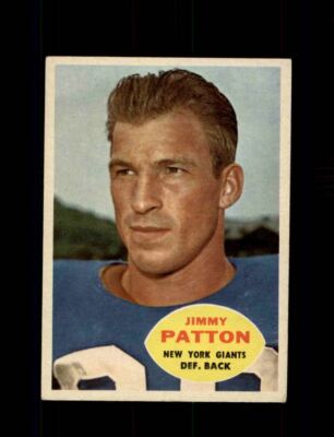1960 JIMMY PATTON TOPPS #79 GIANTS *R2288 | eBay