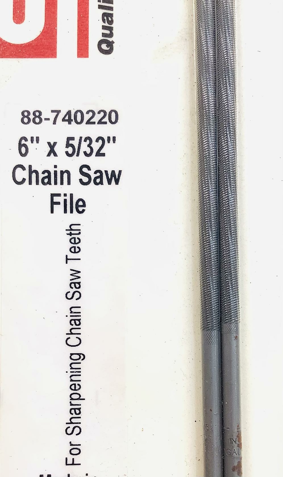 Simonds No. 88-740220 6" /32" Chain Saw Teeth Sharpening File- 2 pieces ...