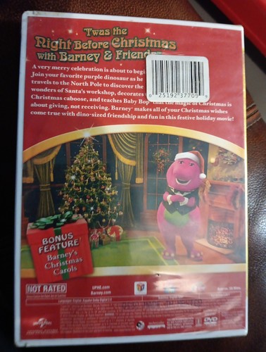 Barney A Very Merry Christmas The Movie DVD NEW SEALED 2016 CHILDREN'S ...