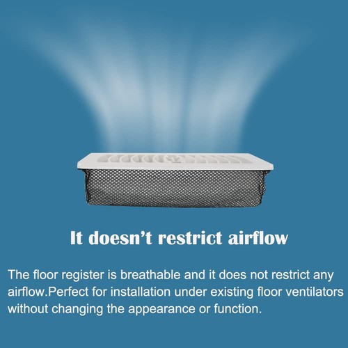 4X10 Hvac Air Filter Floor Vent Trap 5Pcs Easy Install Debris Catcher ...