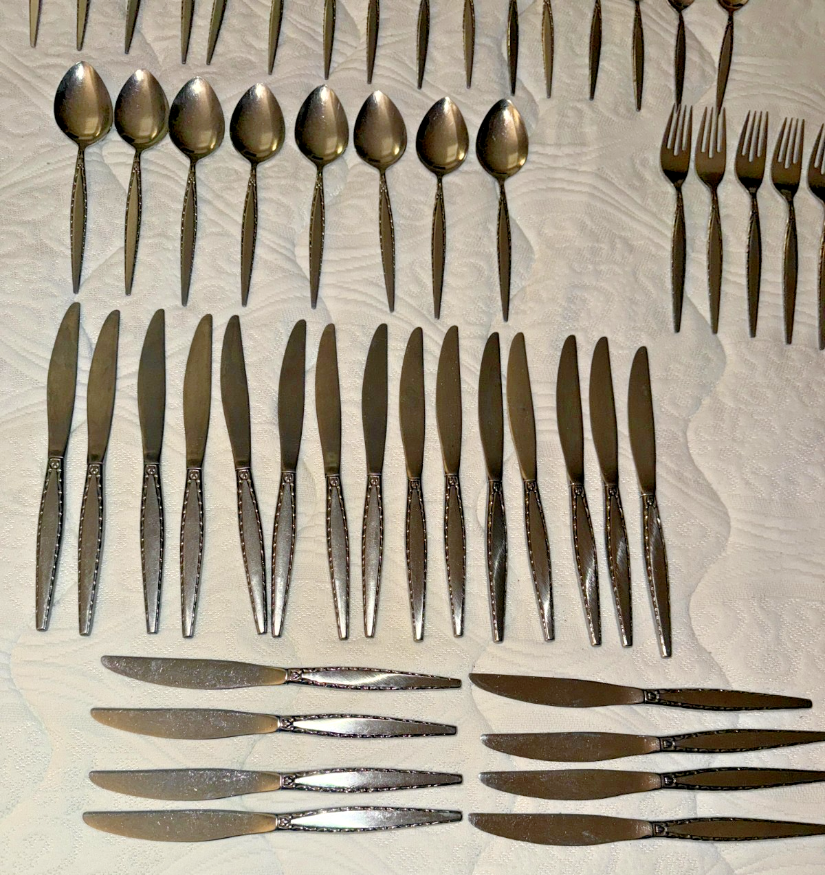 Oneida Community VENETIA MCM Stainless 91 pc Flatware Set | eBay