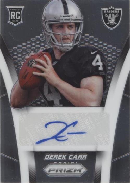 2014 Panini Prizm - Autographed Rookie Derek Carr #AR-DC (AU, RC) for ...