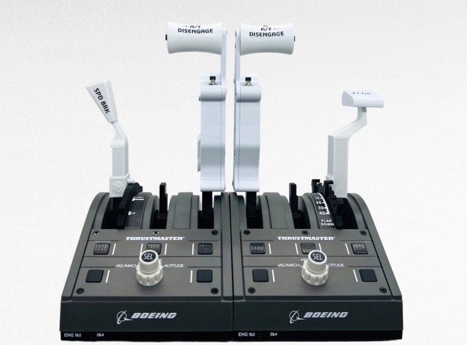 Thrustmaster TCA Quadrant Pack, B737 Full Electronic Throttle Levers ...