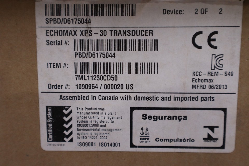 SIEMENS MILLTRONICS Echomax XPS-30 Ultrasonic Transducer NEW WITH BOX ...