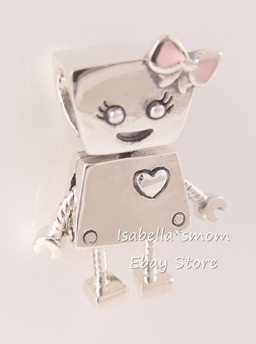 Bella Bot Authentisch Pandora Silber/Emaille Robot Charm 797141EN160 ...
