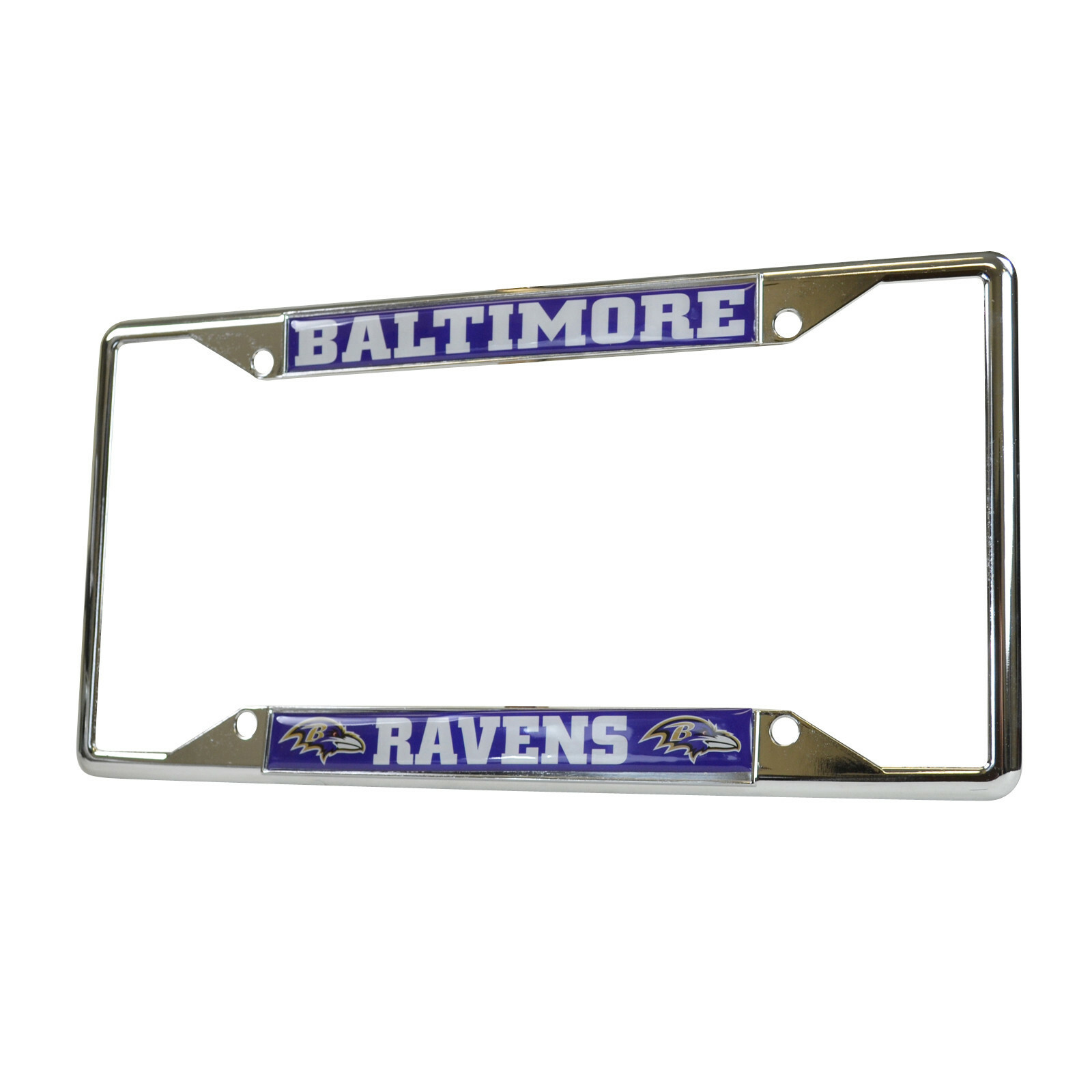 New NFL Baltimore Ravens Car Truck Chrome Metal License Plate Frame | eBay