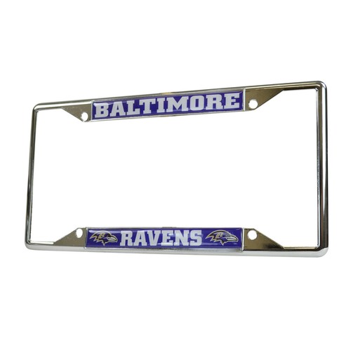 New NFL Baltimore Ravens Car Truck Chrome Metal License Plate Frame | eBay