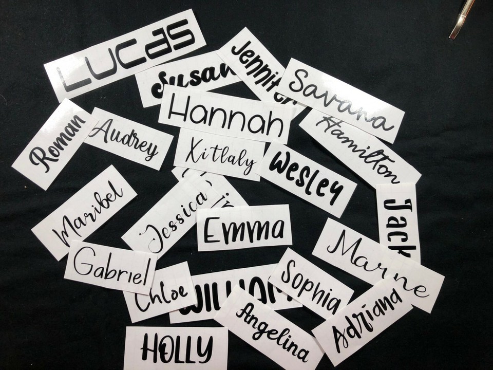 Easy to Order Custom Personalized Sticker/Decal/Vinyl Name/Lettering ...