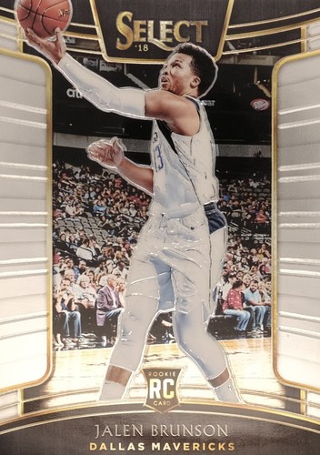 2018-19 Panini Select Basketball Concourse #8: Jalen Brunson Panini ...