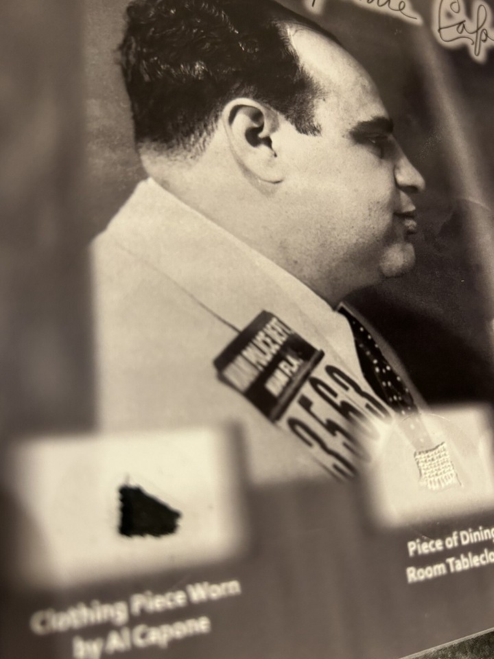 Al Capone Hair Strand Lock Relic Worn Soil Brick Pieces Mafia Chicago ...
