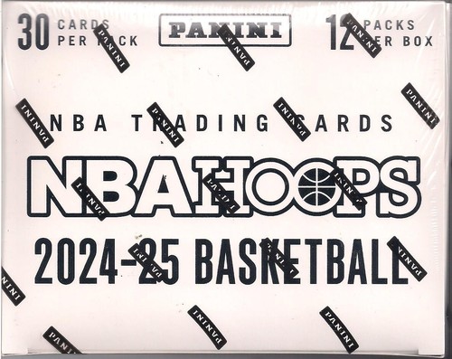 2024-25 Panini NBA Hoops Basketball Factory Sealed Jumbo Fat Pack Cello ...