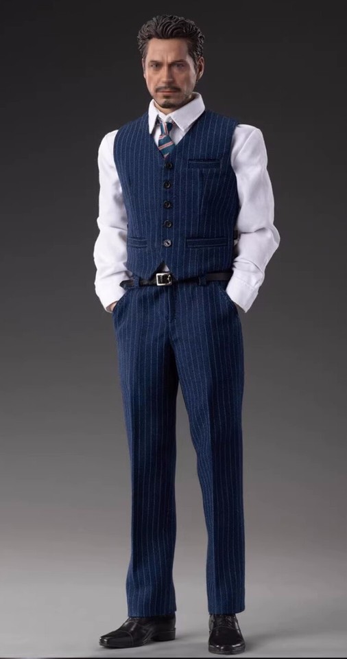 1/6 Male Dark Blue British Gentleman Suit Set For 12'' AT020 Action ...