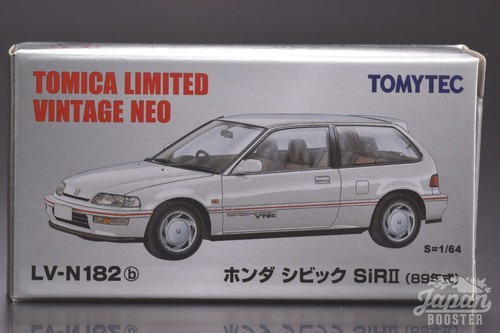 [TOMICA LIMITED VINTAGE NEO LV-N182b 1/64] HONDA CIVIC SiR II 2 1989 ...