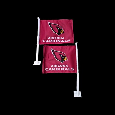 2 Pack - Arizona Cardinals Car Flag | eBay