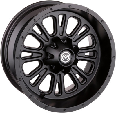 Moose Utility Matte Black 14x8 399X REAR UTV Wheel 4/110, 4+ Moose Utility Matte Black 14x8 399X REAR UTV Wheel 4/110, 4+