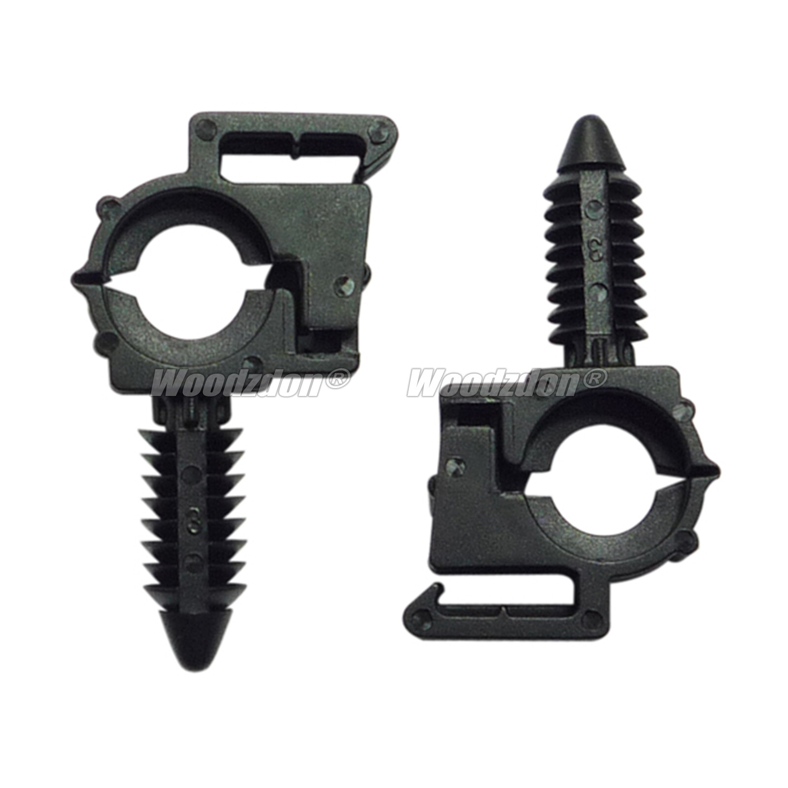 132x Wiring Harness Wire Loom Routing Clips Assortment Convoluted ...