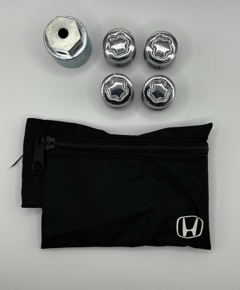 Honda OEM Wheel Lock Set (Fits: Accord, Civic, CRV, HRV (M12-1.5 ...