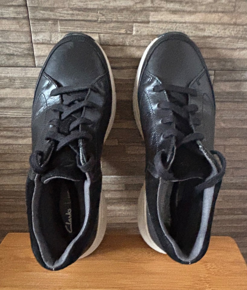 Mens Clarks WaveWalk Casual Shoes/Trainers Black Size 7 | eBay UK