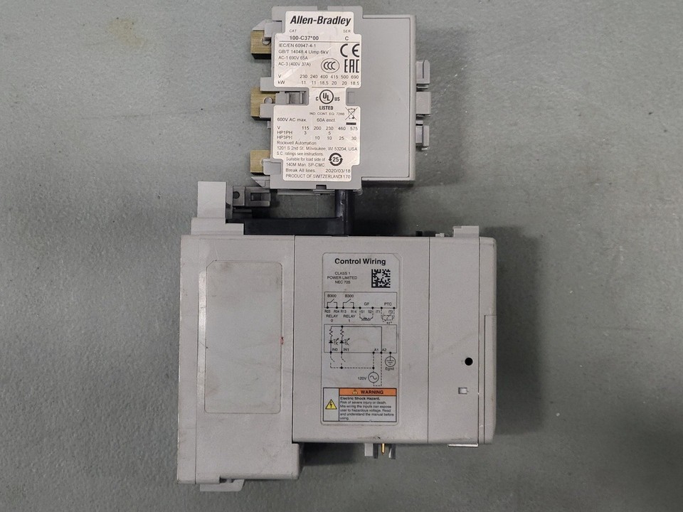 ALLEN-BRADLEY E300 Overload Relay Module 193-ECM-ETR, 193-EIOGP-22-120 ...