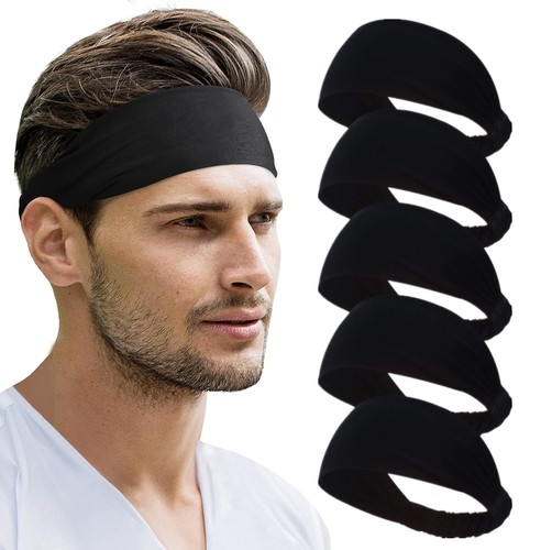 6X Running Headbands for Women Men Sweat Bands Sweatbands Sports ...