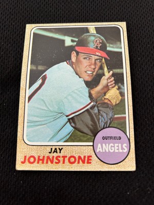 1968 JAY JOHNSTONE CALIFORNIA ANGELS TOPPS #389 VINTAGE BASEBALL CARD ...