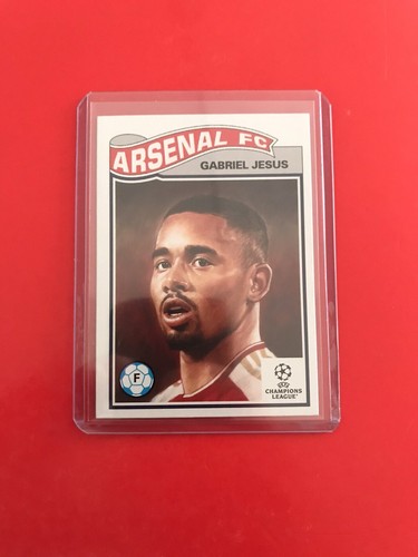 Topps Living Set Ucl Gabriel Jesus Arsenal FC #581 Mint Carte | eBay