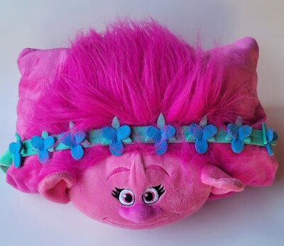 PILLOW PET TROLLS POPPY 16" PLUSH TOY STUFFED ANIMAL 2016 Pink | eBay