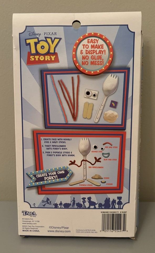 New Disney Pixar Toy Story 4 Make Your Own Forky Figure Creative Craft ...